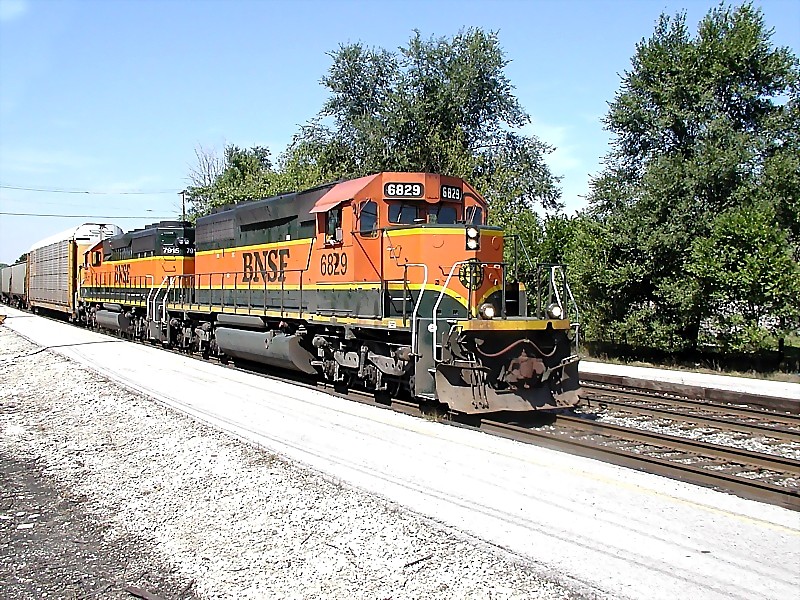 BNSF 6829 B&O Line